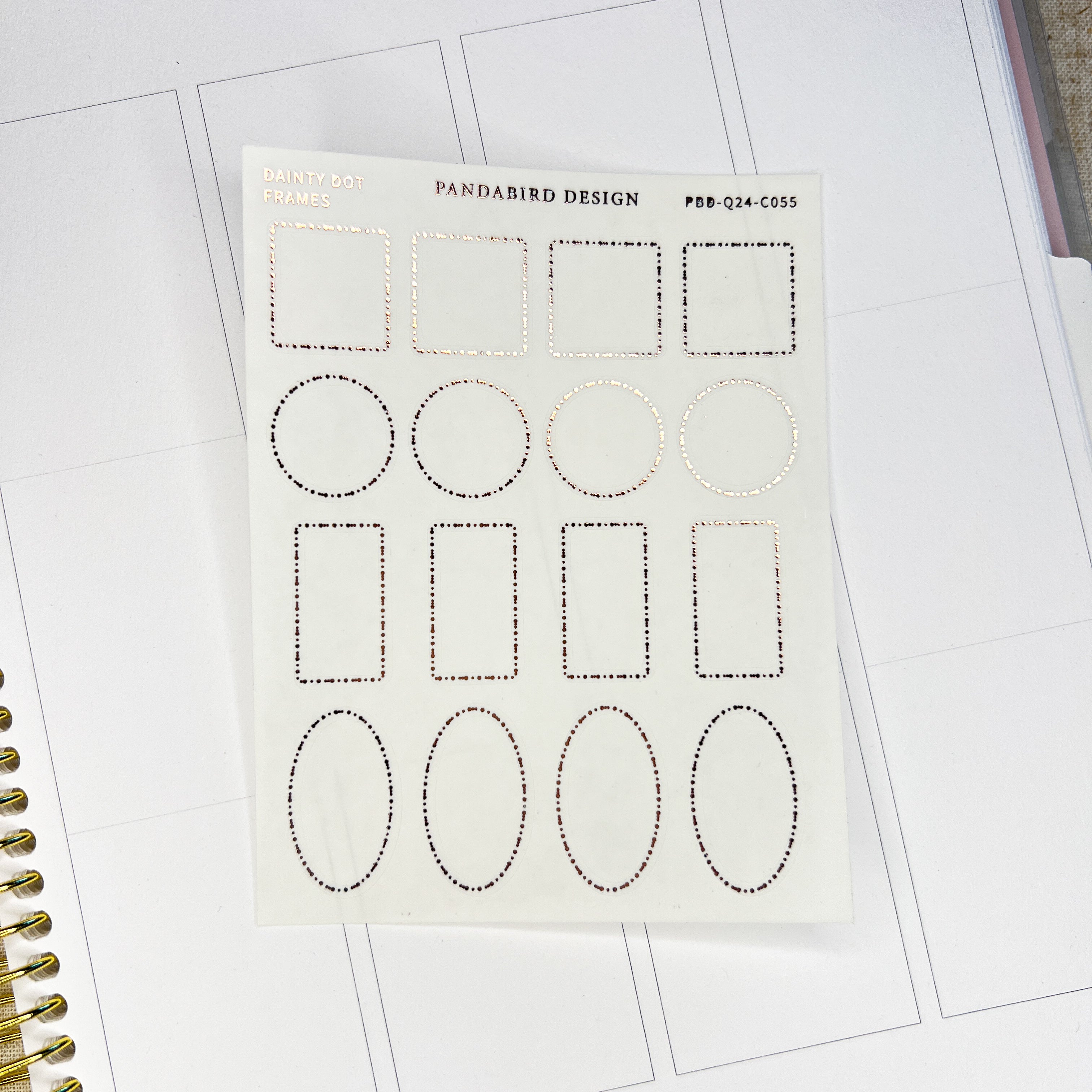 Dainty Dot Frames – Pandabird Design